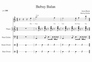 Aransemen Musik Pop Sunda Bubuy Bulan - SEPUTAR MUSIK