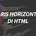 Cara Membuat Garis Horizontal di HTML ~ Domo Teknologi