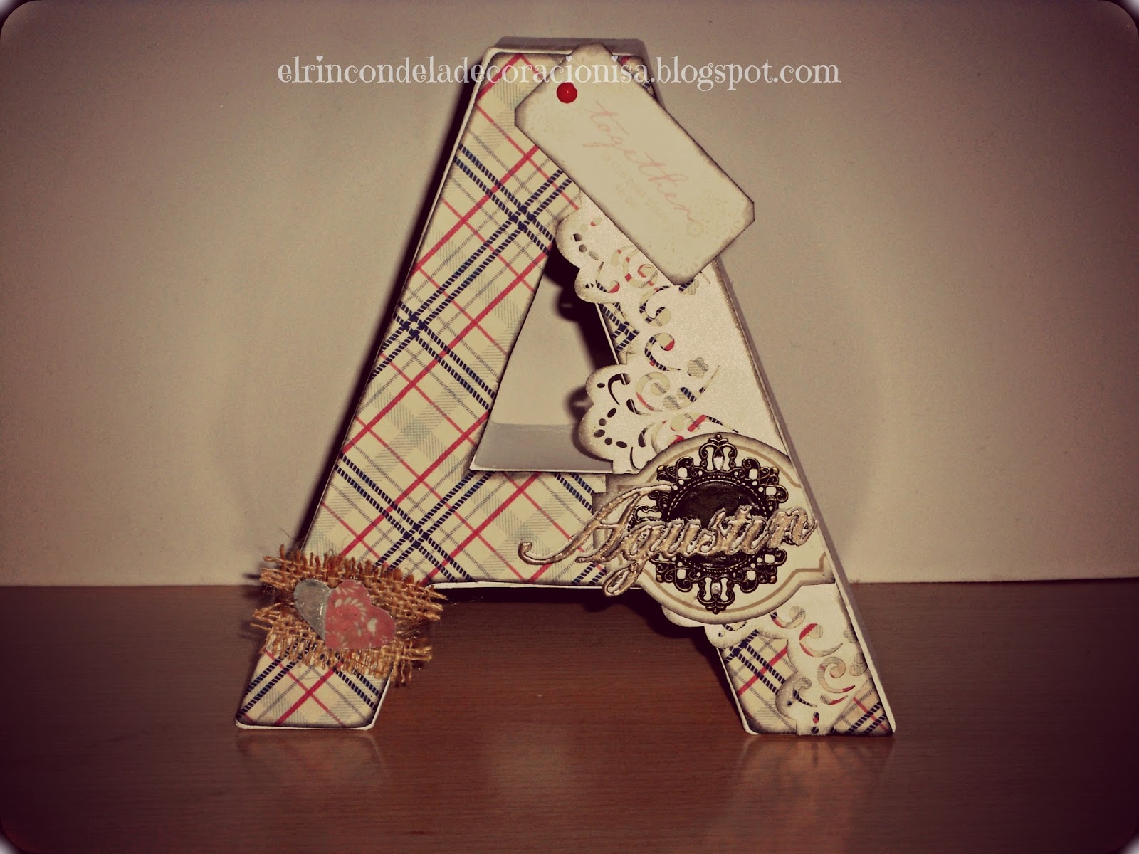 El Rincón de la Decoración: Letras decoradas