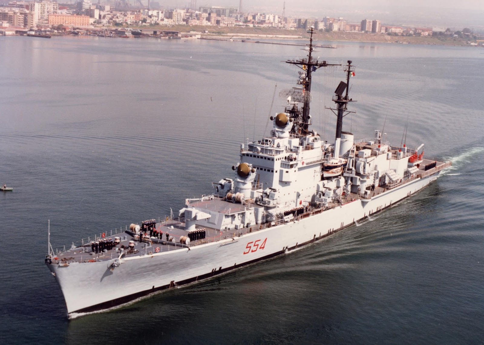 Naval Analyses: WARSHIPS OF THE PAST: Andrea Doria class helicopter ...