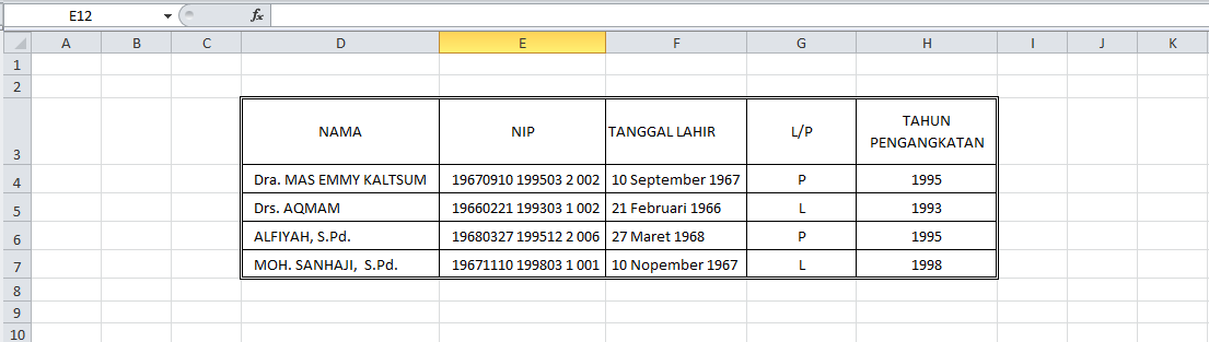Mengambil Data Pegawai berdasarkan Nomor Induk Pegawai (NIP) - RUMAH ...