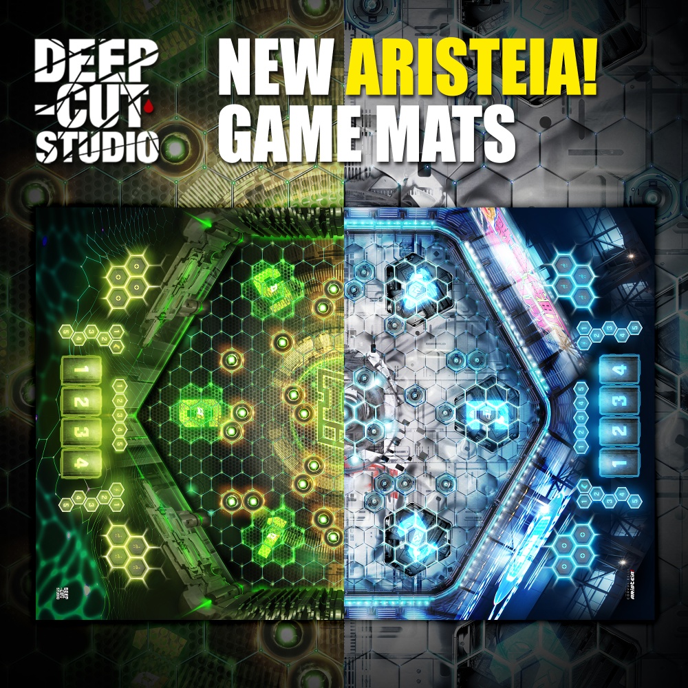 Wargame News and Terrain: Deep-Cut Studio: New Official Aristeia Arena ...