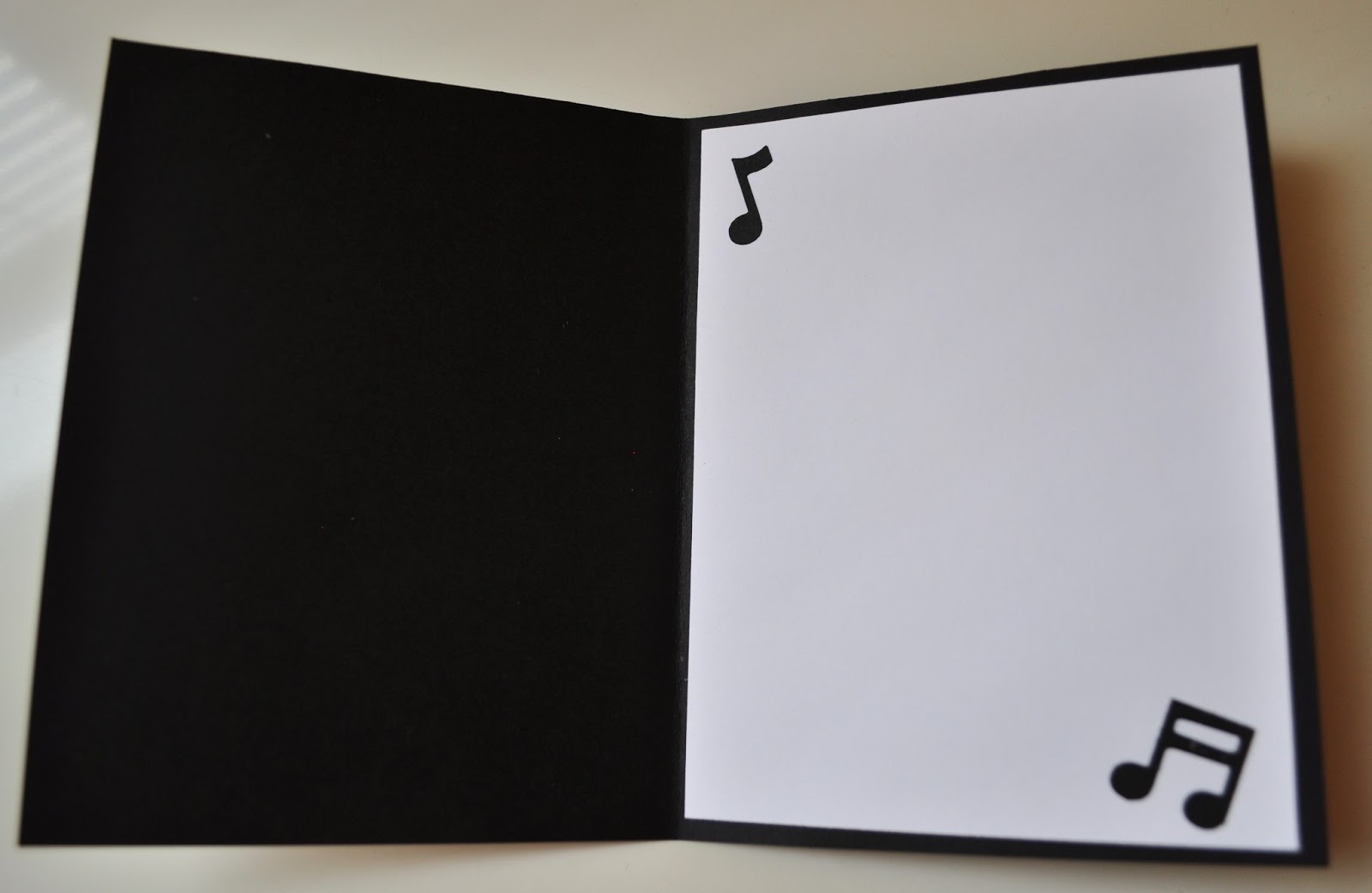 An Inspired Craftroom: Music Themed Card