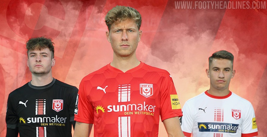 Hallescher FC 20-21 Home, Away & Third Kits Released - Footy Headlines
