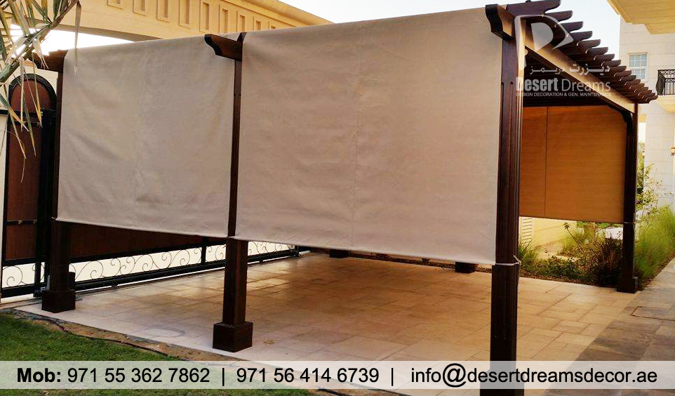 Car Parking Wooden Pergola in U.A.E: Elegant Car parking Pergola in uae ...