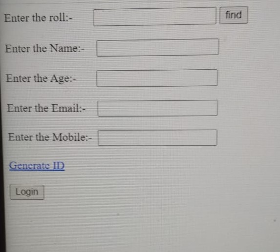 Generate otp (Send to Email) Generate otp (Send to Email)
