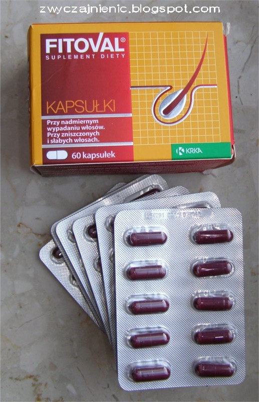 Zwyczajnie nic...: Fitoval - kapsułki na wypadanie włosów.