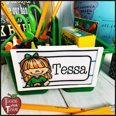 Teaching With Terhune: Personalized Kid Classroom Labels