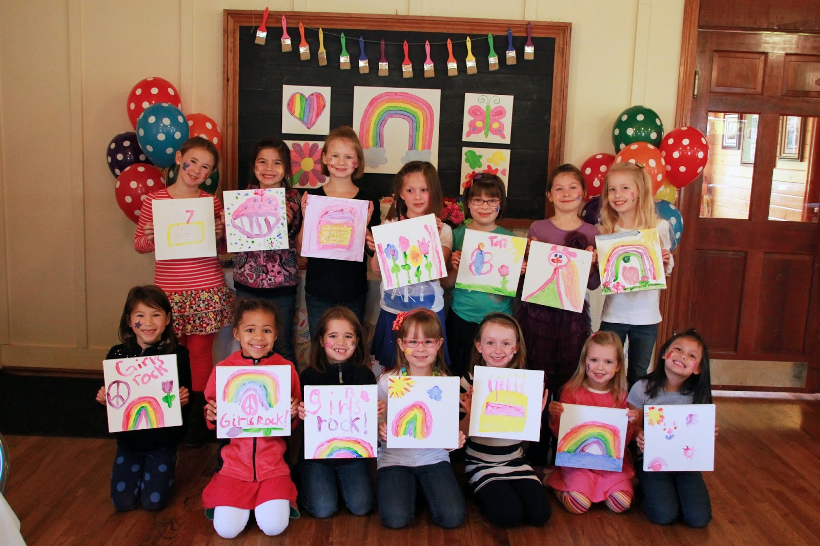 5M Creations: Rainbow Art Party