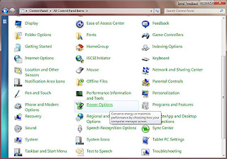 ITQ: Power saving options For windows 7