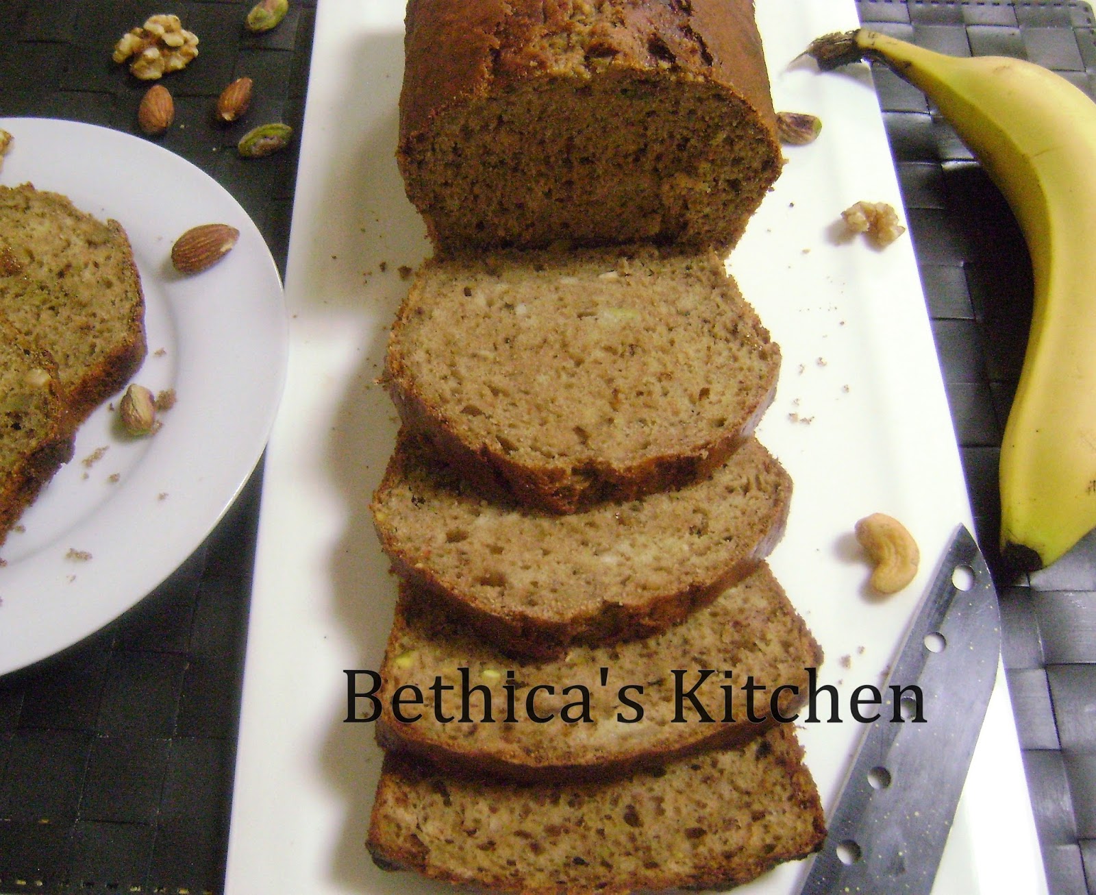Bethica's Kitchen Flavours: Banana & Dry Fruits Loaf Cake