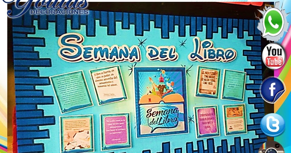 Yolitas Decoraciones: Mural de la Semana del Libro