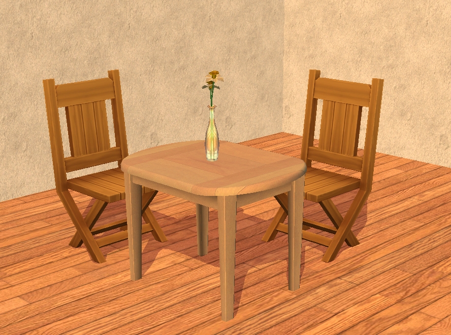 TheNinthWaveSims: The Sims 2 - Scraps Ranch Dining Tables To Match The ...