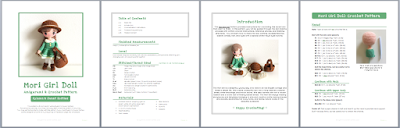 Mori Kei Anime Girl Amigurumi Crochet Doll - Sweet Softies