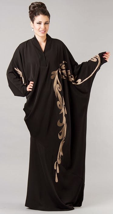 Fancy Abaya from UAE | Dubai Abaya Designs for 2014-15 | New Emirate ...