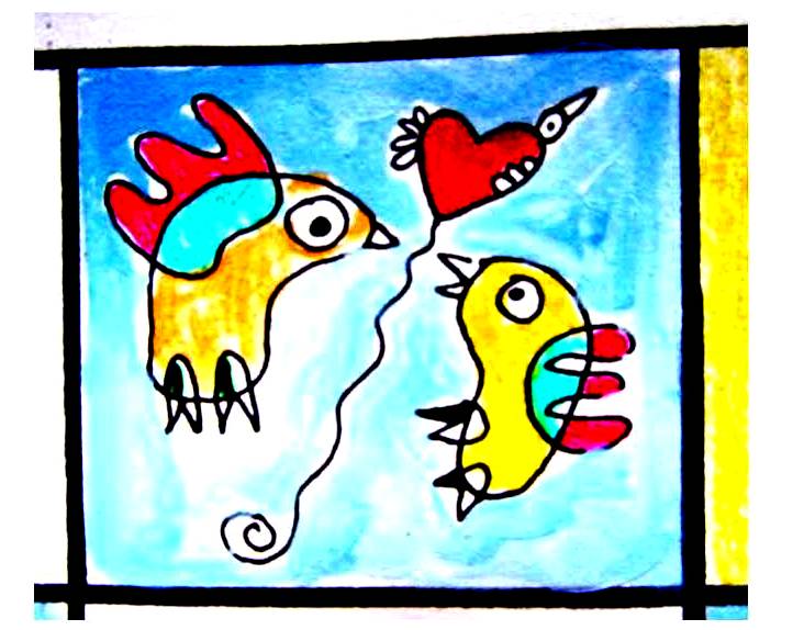 Koleia's Art: ¡Monicongos enamorados!