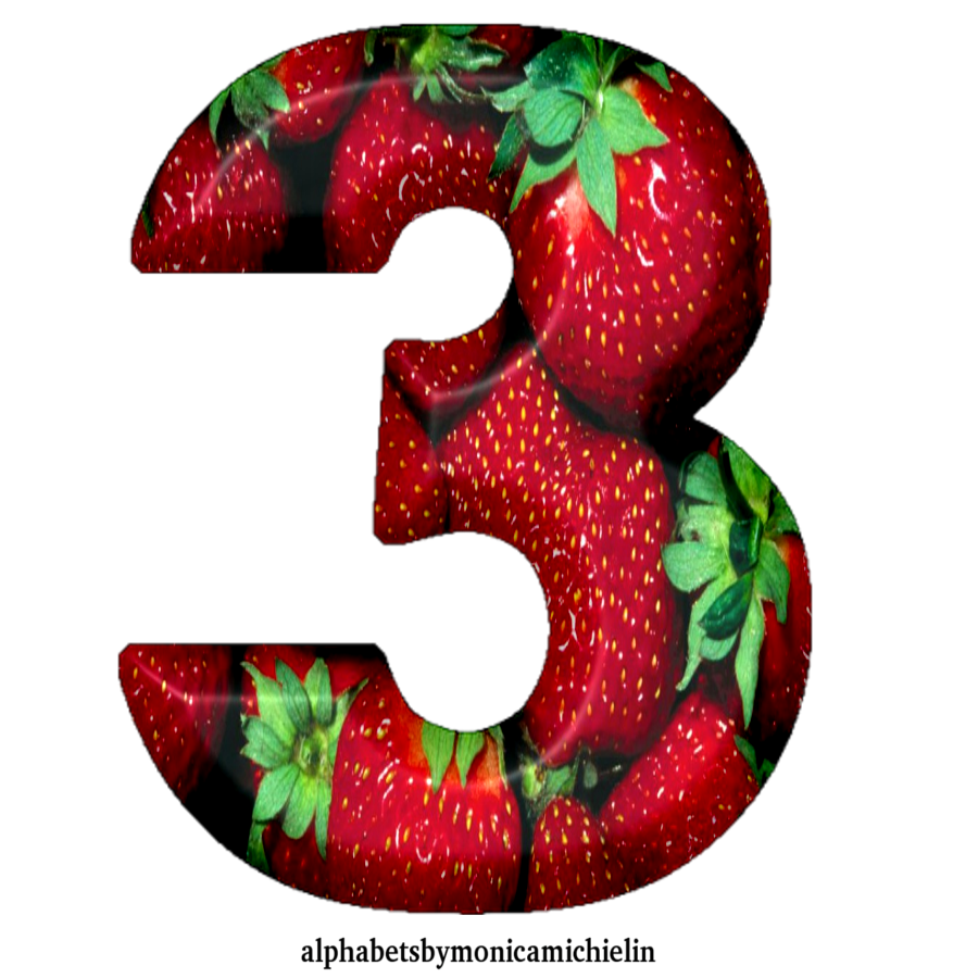 M. Michielin Alphabets: RED STRAWBERRY FRUIT ALPHABET LETTER PNG ...
