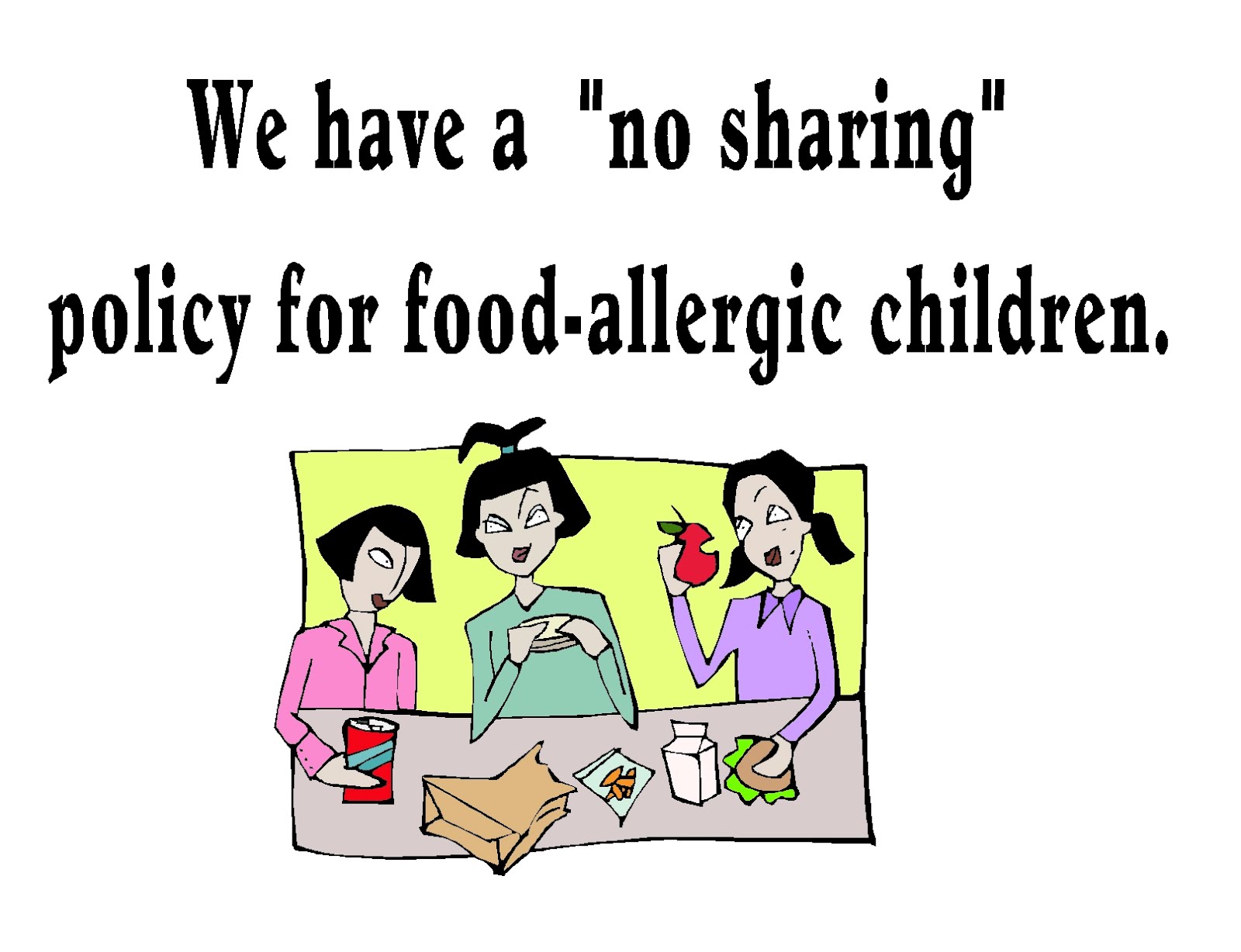 Free Posters And Signs No Sharing Food free-posters-and-signs-no-sharing-food