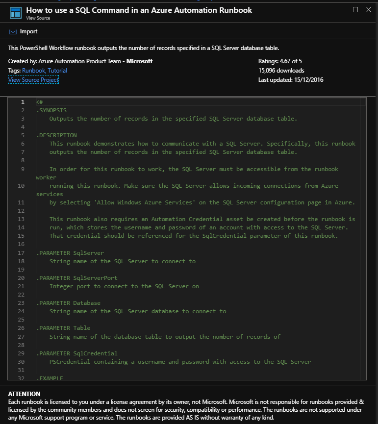 Anupama Natarajan: Data Platform Tips 44 - Azure Automation to manage ...