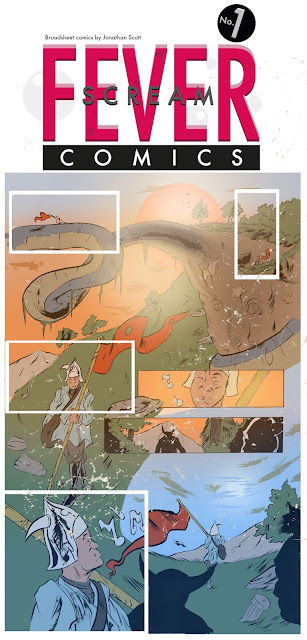 J.J Scott Illustration: Introducing Fever Scream Comics, a broadsheet ...