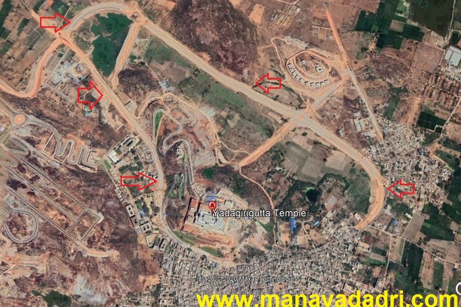 #Yadadri #YADAGIRIGUTTA - యాదగిరిగుట్ట: Yadadri Inner Ring Road - Road ...