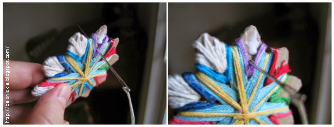 Tutorial for Weaving Christmas Stars With Yarn/String | Belznickle ...