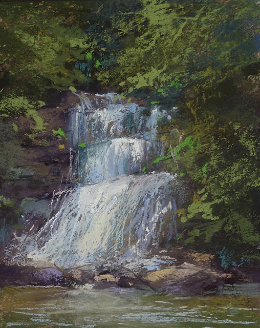 Painting My World: A Fun Tip for Painting a Waterfall