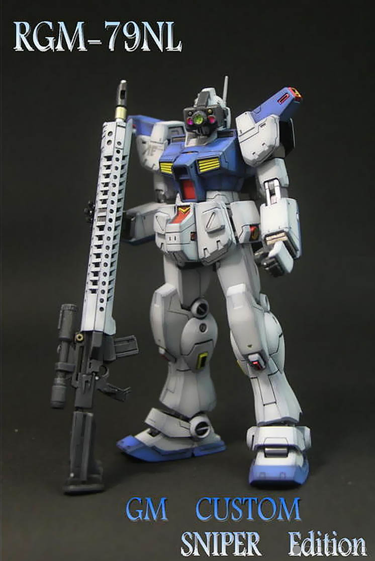 GUNDAM GUY: 1/144 RGM-79NL GM Custom Sniper - Customized Build