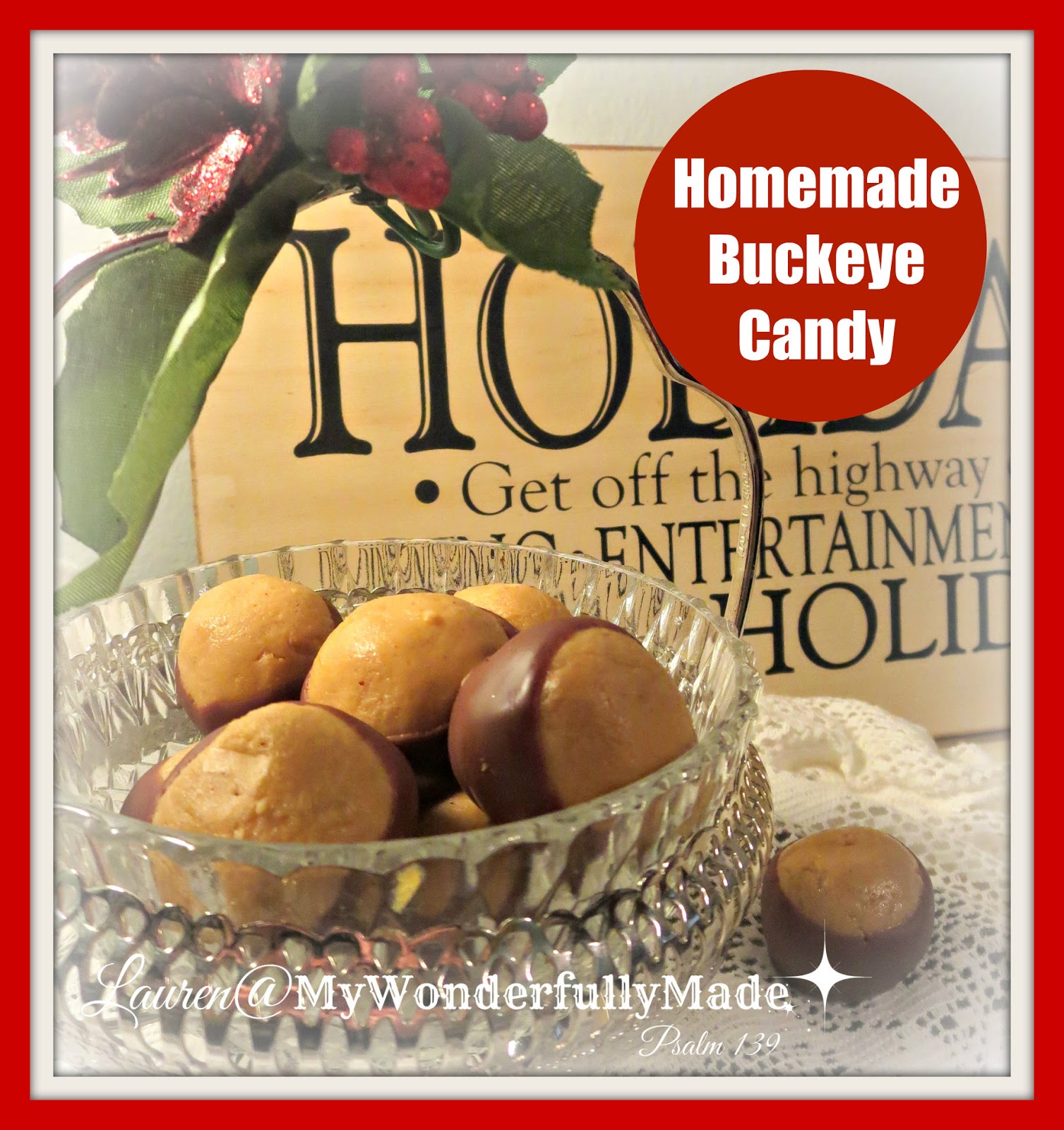"Wonderfully Made": Homemade Buckeye Candy