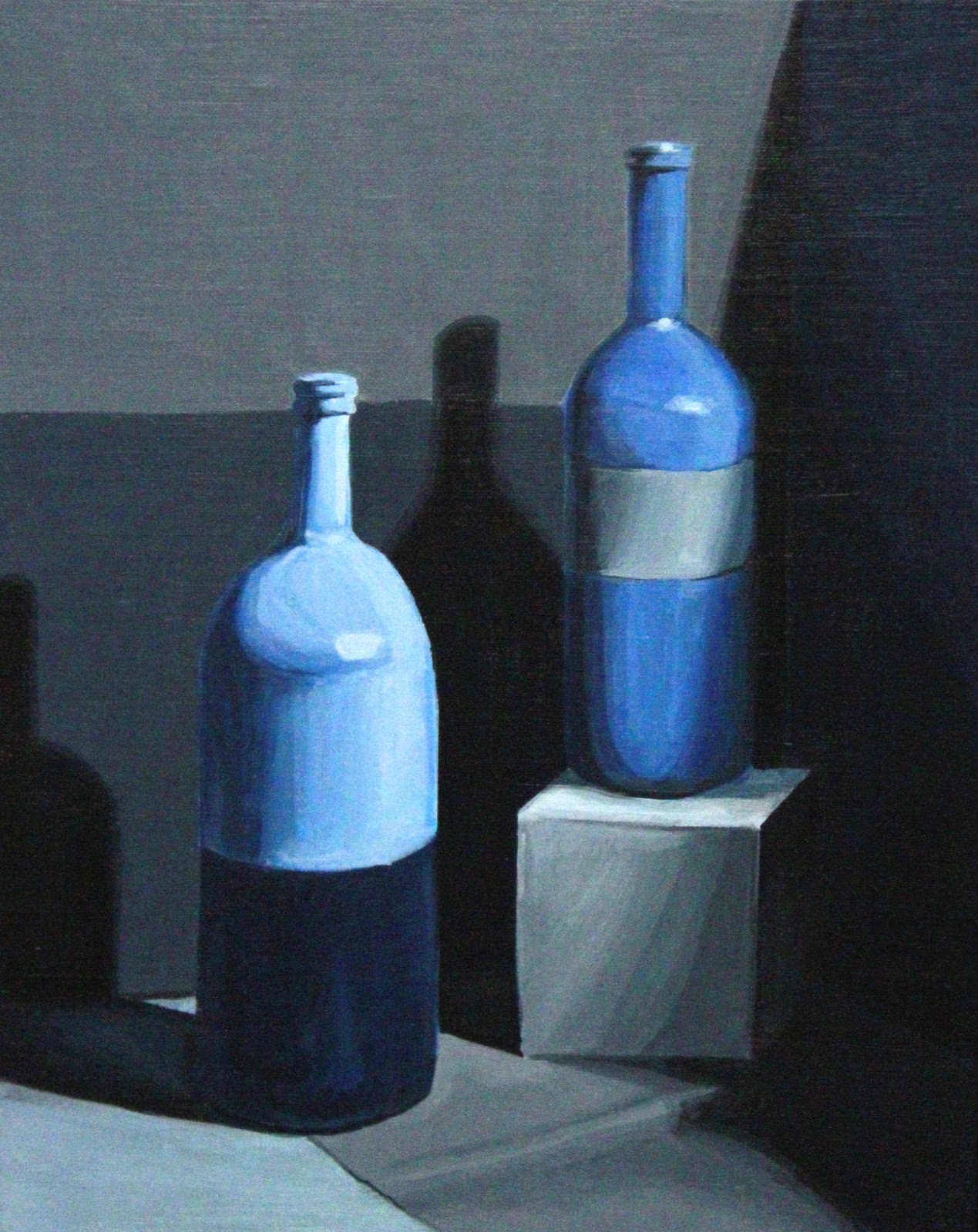Carpe diem: color class monochromatic still life
