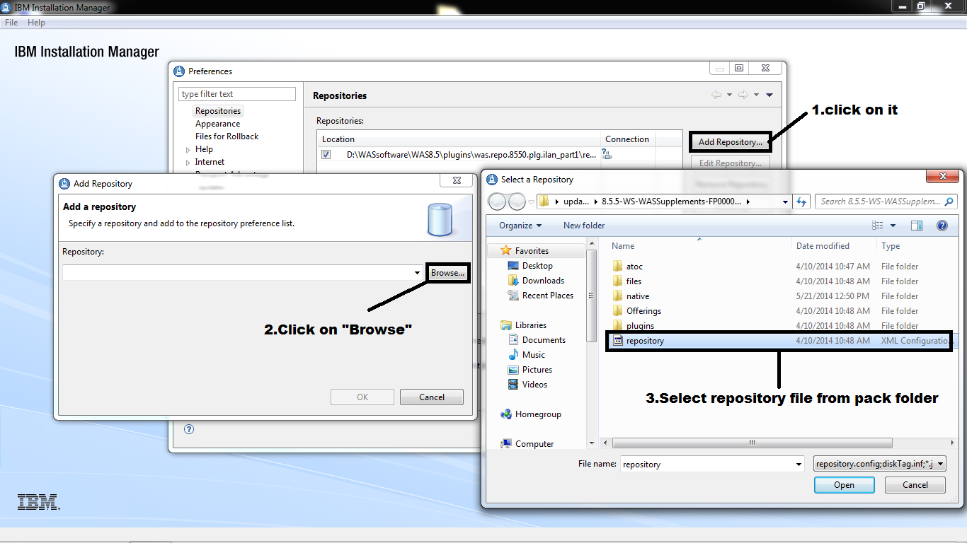 IBM WebSphere Application Server: Installing packs on Web Server plugin ...