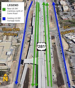 Go Ahead!: UPDATES: US 281 NORTH EXPANSION PROJECT