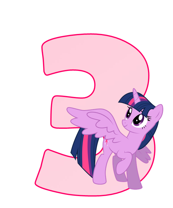 Kits imprimibles gratis : Abecedario y números My little pony