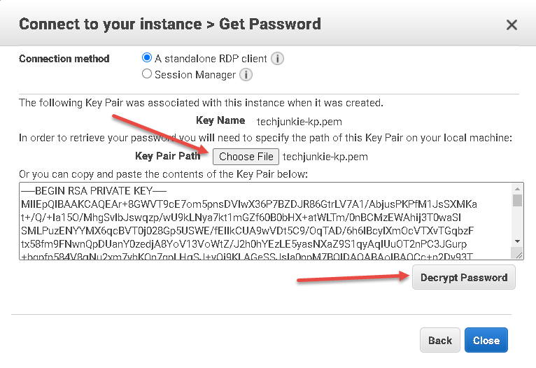 Tech Junkie Blog Real World Tutorials Happy Coding Aws Connect To Windows Instance Using Rdp