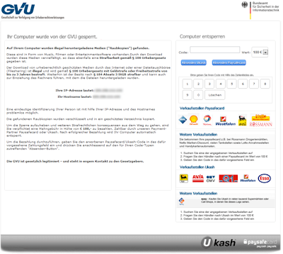 How to remove Viruses?: Ukash Virus - Entfernen Ukash Virus