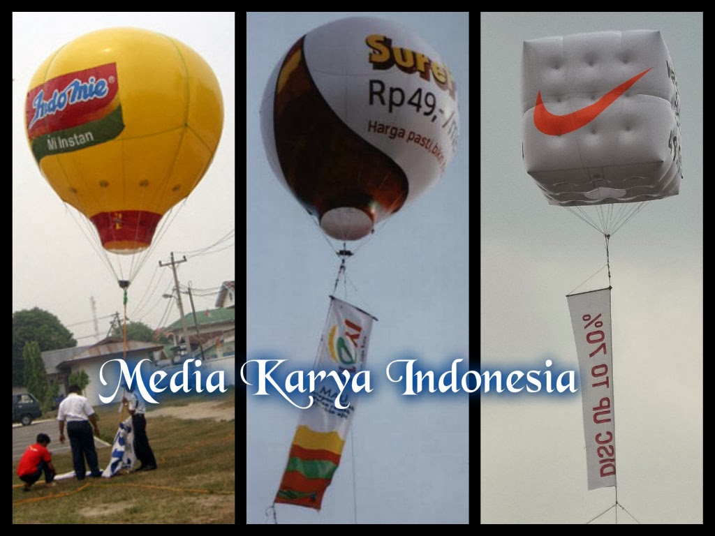 Balon Iklan / Balon Promosi udara | Media Balon Indonesia