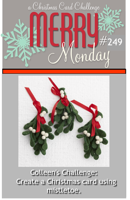 One Smile lifts A Spirit: Merry Monday and Mistletoe!