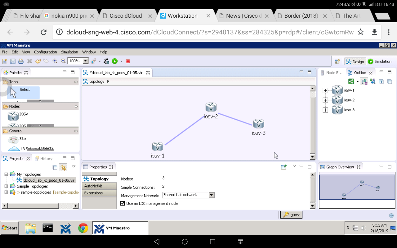 Accessing Cisco Free VIRL lab from cisco_dcloud ( You can do lab with ...