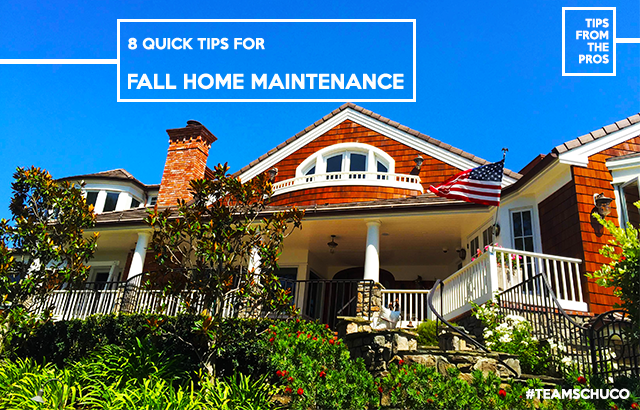 8 Quick Tips For Fall Home Maintenance
