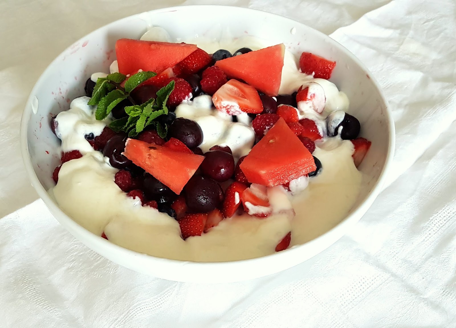 My Culinary Curriculum: Salade de fruits rouges, gingembre et yaourt