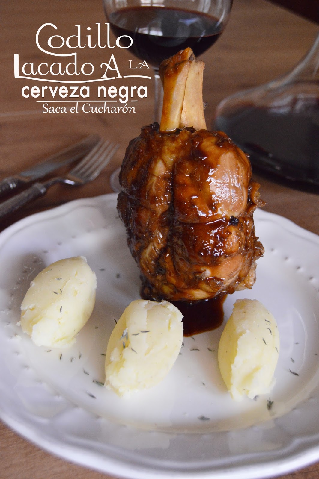 CODILLO LACADO A LA CERVEZA NEGRA