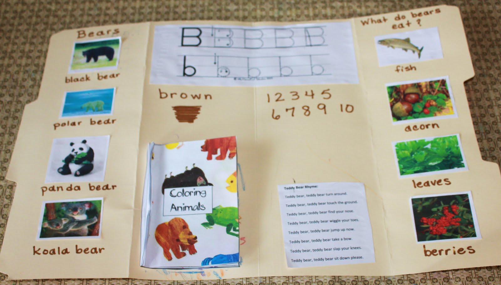 La-La's Home Daycare: Letter Bb Week | Brown Bear, Brown Bear What Do ...
