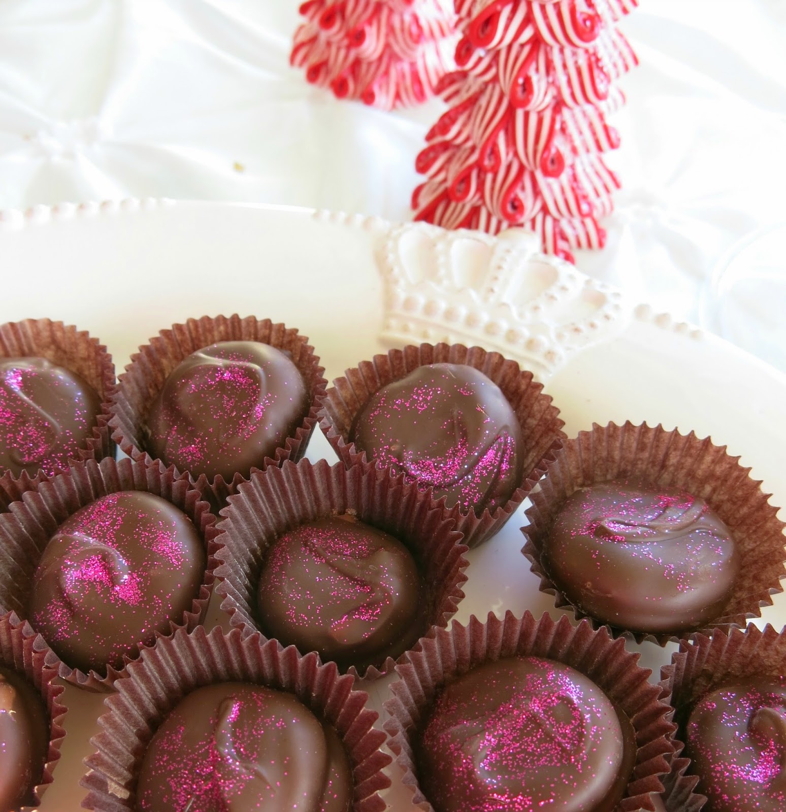 Raspberry Cream Chocolates - Purple Chocolat Home