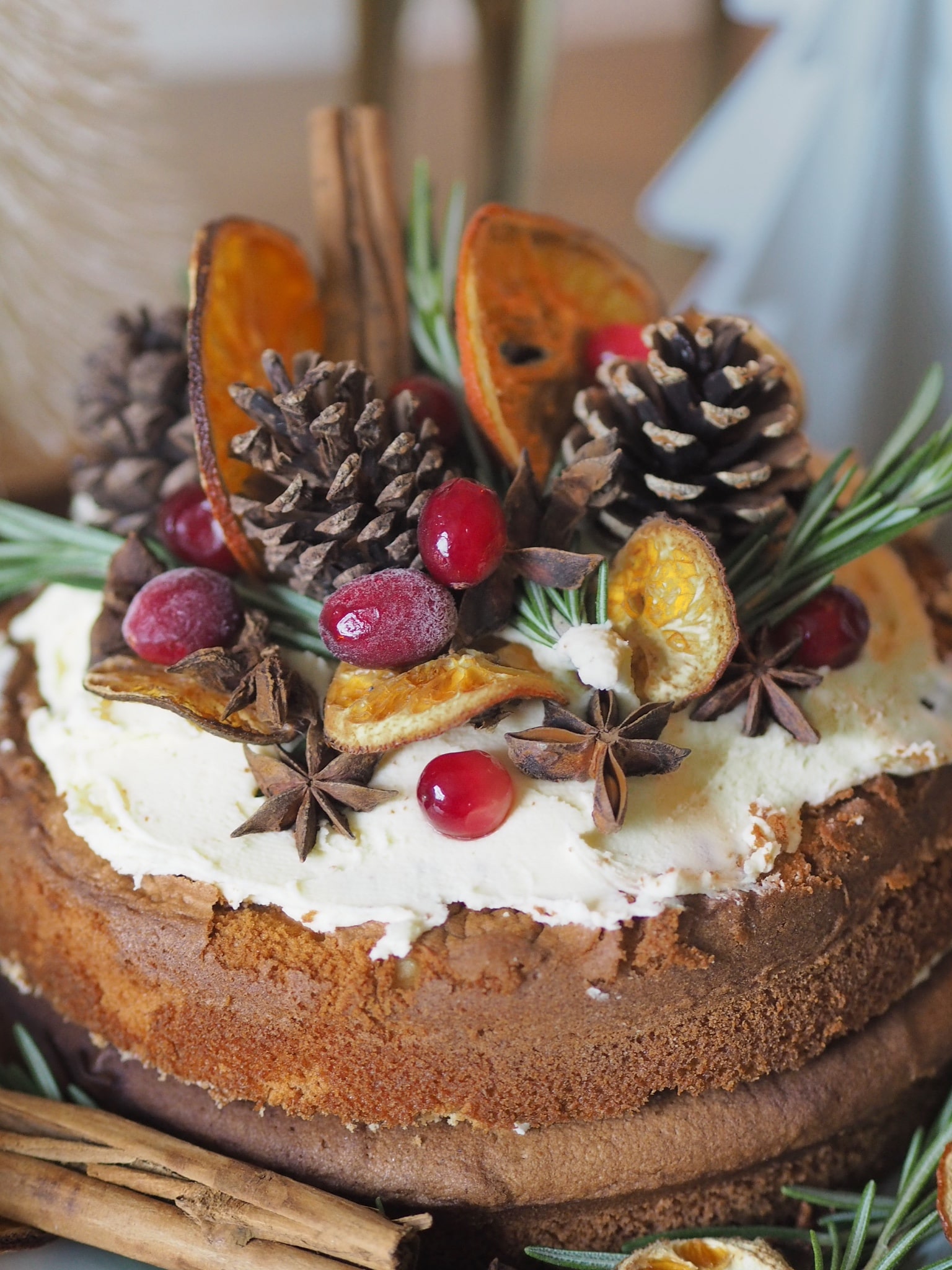 Recipe: Ginger alternative Christmas Cake | Dove Cottage
