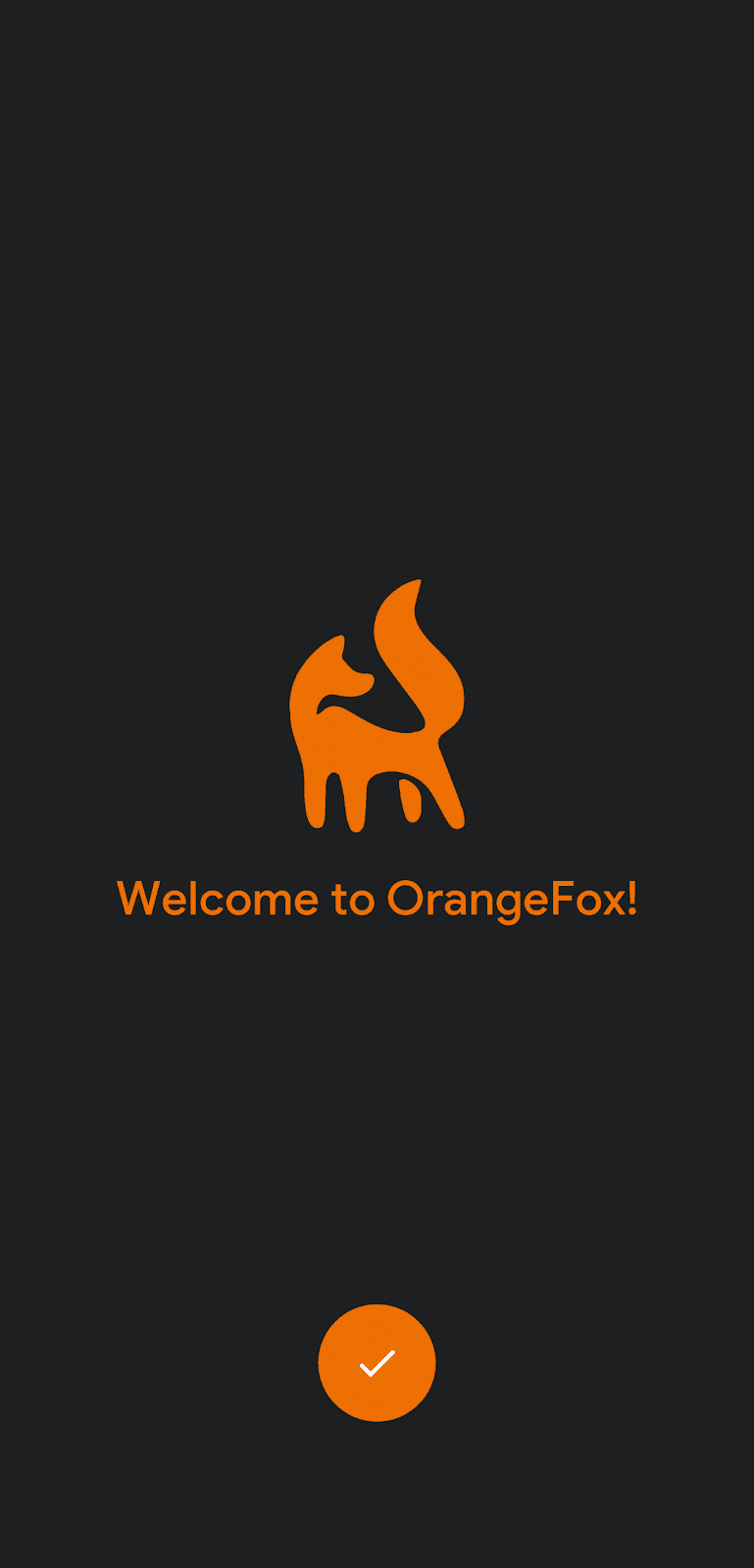 Orange FOX Recovery Xiaomi MI 8