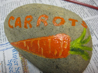 Fruits Of My Labor: Painted Rocks: Turning a nuisance into a work of art