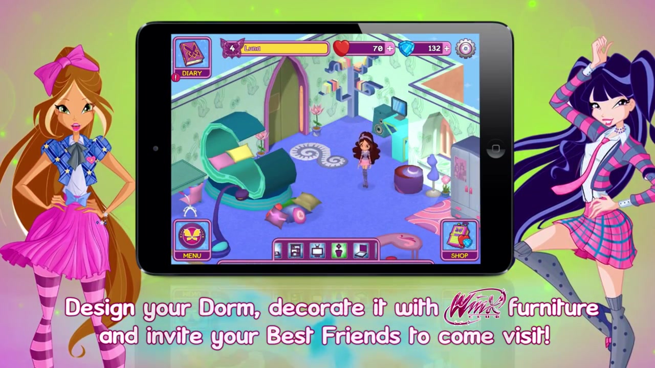 Trailer del nuevo juego Winx Fairy School!! - Winx Club All