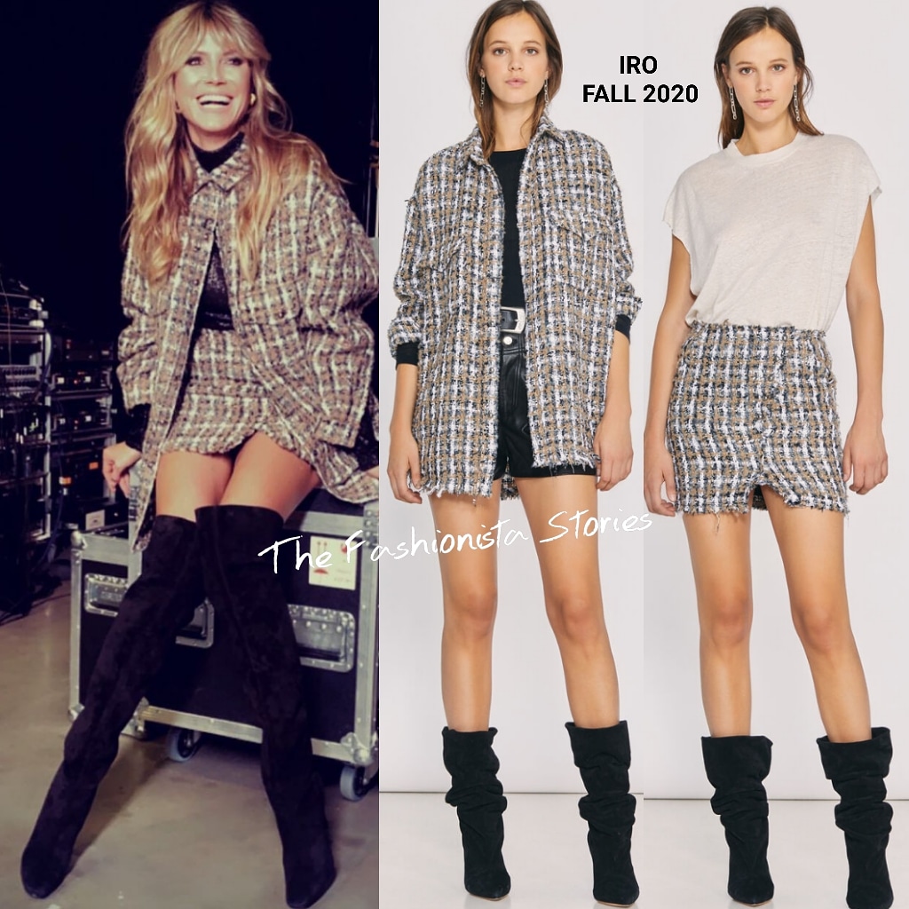 Instagram Style: Heidi Klum in IRO & Moschino for GNTM