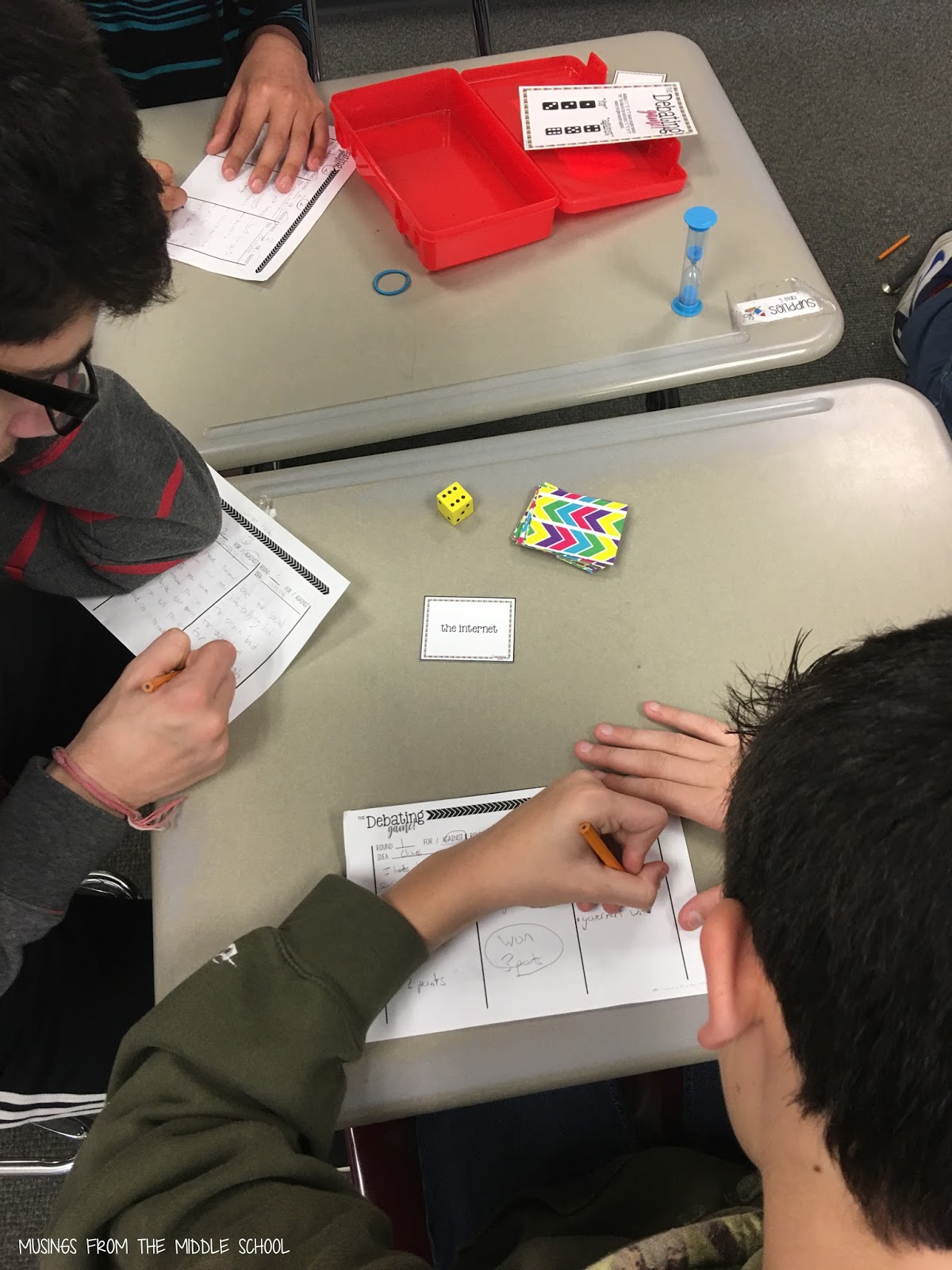 The Debating Game! - Musing From The Middle School