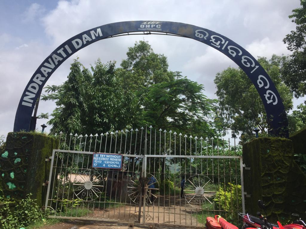 A Beautiful view of Indravati Dam
